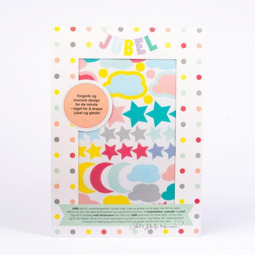 Wall stickers - Jubelvær - Jubelshop - Skyer, stjerner og sol!